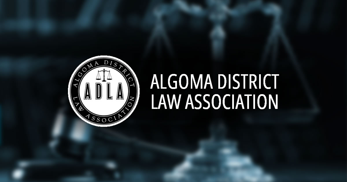 View Member - Algoma District Law Association - ADLA